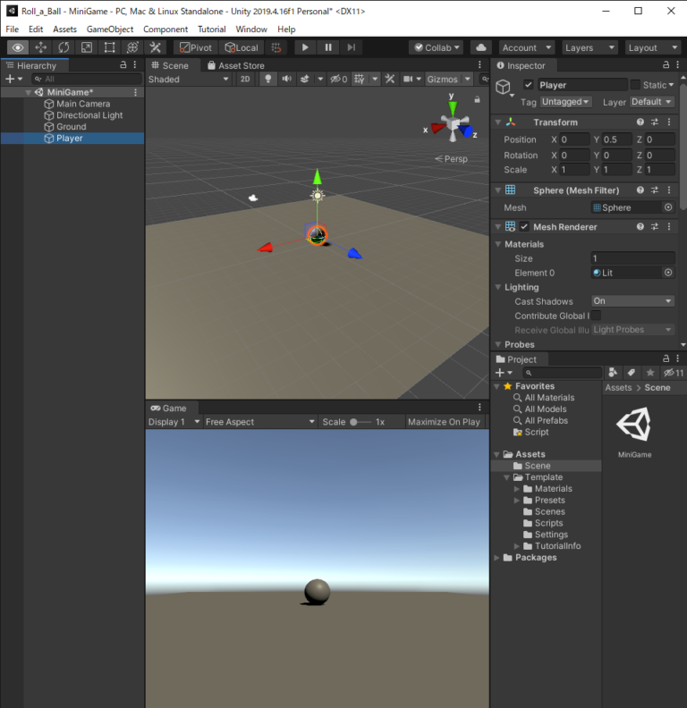 Unity LearnのRoll a Ballを作成 初心者おすすめ～ゲームセットアップ～ - エンジニアのオタクトモblog
