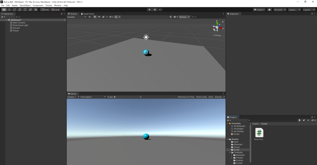 Unity LearnのRoll a Ballを作成 初心者おすすめ～プレイヤーの移動～ - エンジニアのオタクトモblog